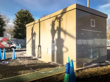 GRP Building for National Grid at BushburyGlass reinforced polyester ...