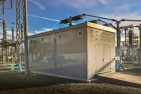 GRP Building for National Grid at BushburyGlass reinforced polyester ...