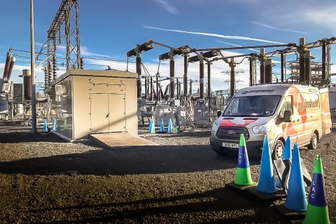 GRP Building for National Grid at BushburyGlass reinforced polyester ...