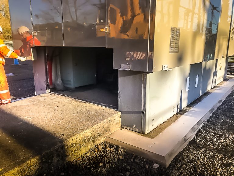 GRP Building for National Grid at BushburyGlass reinforced polyester ...